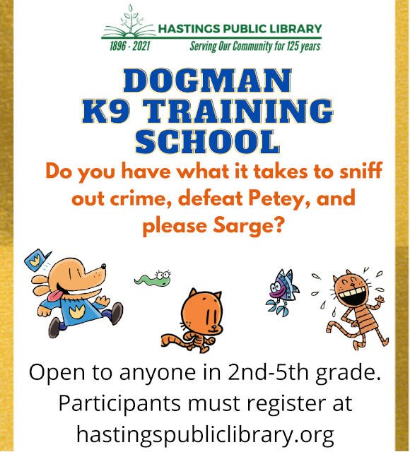Dog Man K9 Training School — Hastings Public Library